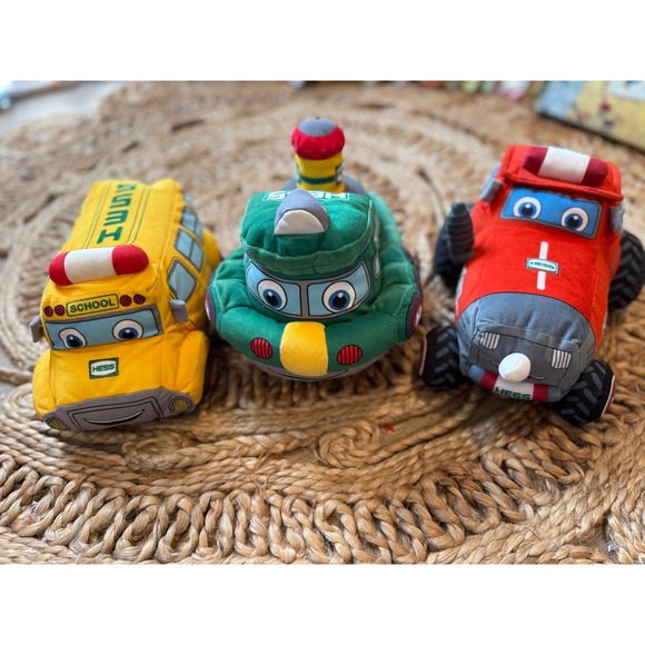 Hess | Toys | Hess Vintage School Bus Green Tugboat Red Monster Truck ...